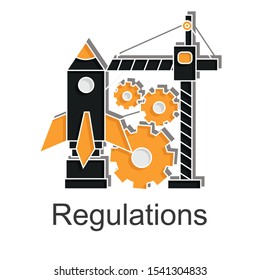 Mechanical Worker Repairing Rolling Machine Stock Vector (Royalty Free ...