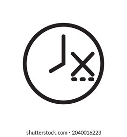 Reject Icon Logo Vector Illustration Isolated Stock Vector (Royalty ...