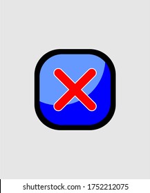 Reject Icon Vector Logo Design Stock Vector (Royalty Free) 1752212075 ...