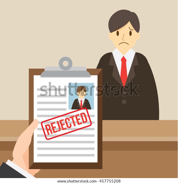 Rejected Stamp On Paper Fail Negotiation Stock Vector (Royalty Free ...