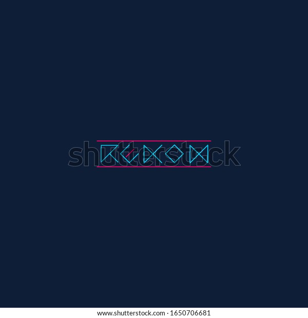 Rekom Logo Type Stylized Text Stock Vector (Royalty Free) 1650706681 ...