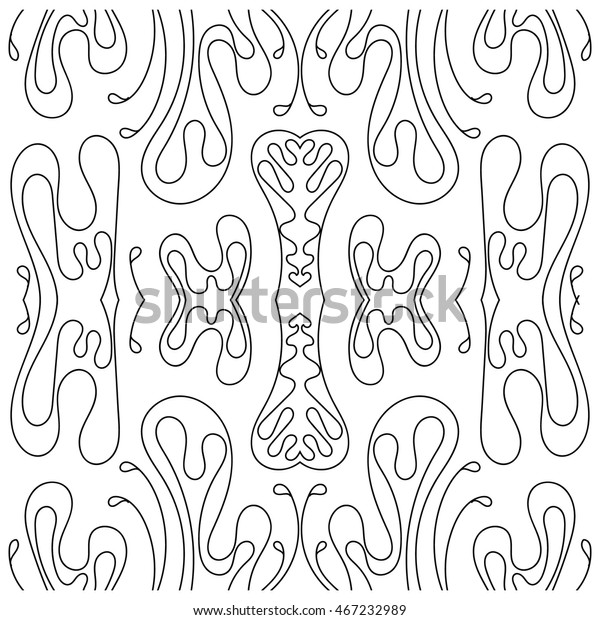 Relax Coloring Page Doodle Style Adults Stock Vector (Royalty Free ...