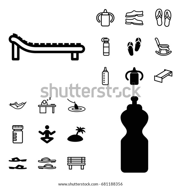 Relax Icon Set 20 Relax Filled Stock Vector (Royalty Free) 681188356 ...