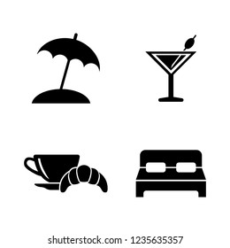 Relaxation Rest Simple Related Vector Icons Stock Vector (Royalty Free ...
