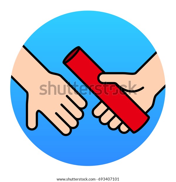 Relay Race Symbol Icon Stock Vector (Royalty Free) 693407101 | Shutterstock