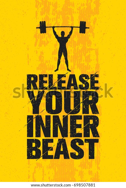 Release Your Inner Beast Workout Fitness Stock Vector (Royalty Free ... Release Your Inner Beast Workout Fitness Stock Vector (Royalty Free ...