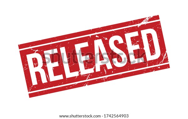 Released Rubber Stamp Red Released Rubber Stock Vector (Royalty Free ...