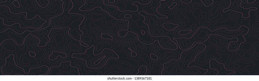 Relief Topographic Map Area Highlevel Contour Stock Vector (Royalty ...