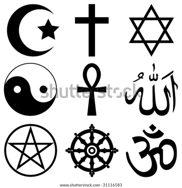 Religion Signs Stock Vector (Royalty Free) 31116583