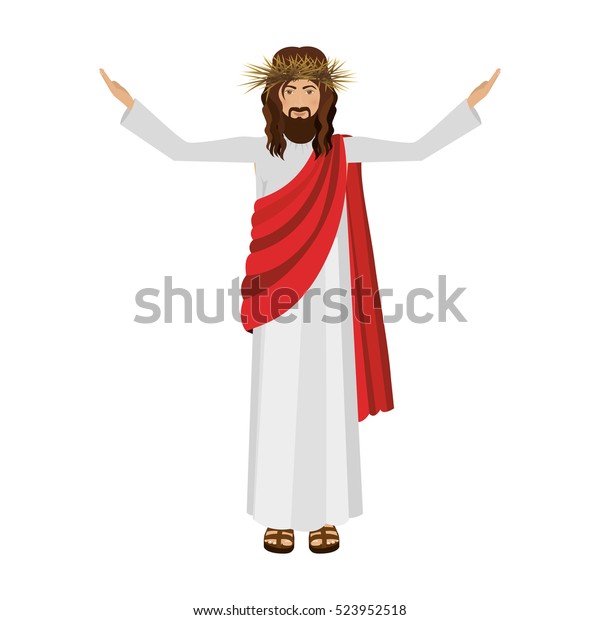 Religious Design Jesus Christ Stock Vector (Royalty Free) 523952518