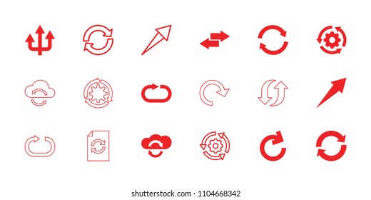 Reload Icon Collection 18 Reload Filled Stock Vector (Royalty Free ...