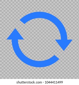 Reload Icon On Transparent Background Vector Stock Vector (Royalty Free ...