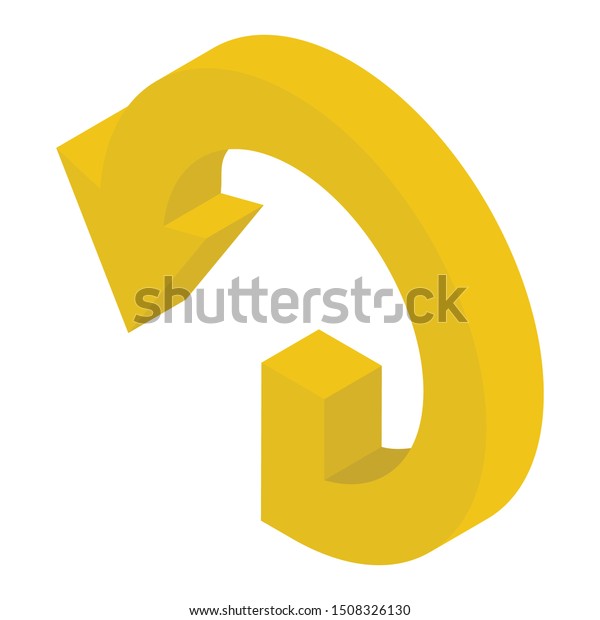Reload Symbol Vector Circular Arrow Design Stock Vector (Royalty Free ...