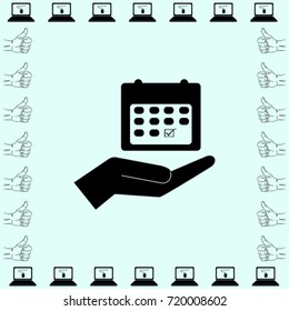 Reminder On Hand Vector Illustration Stock Vector (Royalty Free ...