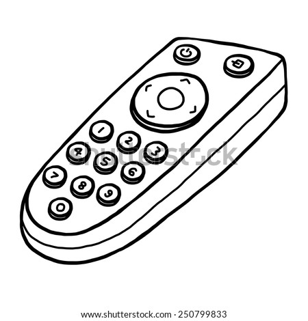 Remote Control Drawing | Free download on ClipArtMag