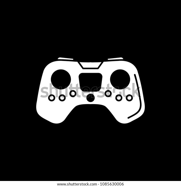 Remote Control Icon Silhouette Remote Control Stock Vector (Royalty ...