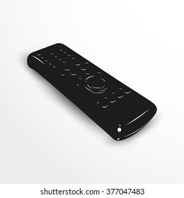Remote Control Vector Illustration Black White Stock Vector (Royalty ...