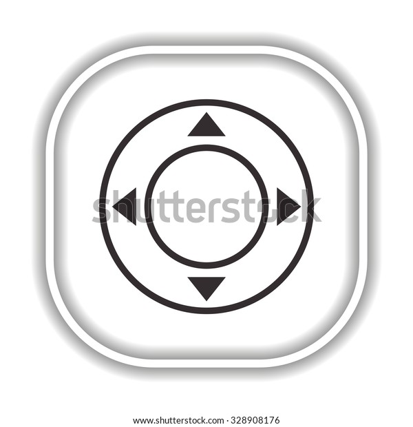 Remote Controllers Dial Knob Joystick Template Stock Vector (Royalty ...