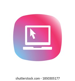 Remote Desktop App Icon Button Stock Vector (Royalty Free) 1850305177 ...
