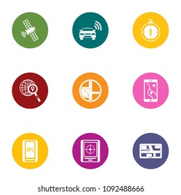 Remote Maintenance Icons Set Flat Set Stock Vector (Royalty Free ...