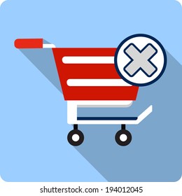 Remove Shopping Cart Stock Vector (Royalty Free) 194012045 | Shutterstock
