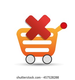 Remove Shopping Cart Stock Vector (Royalty Free) 457528288