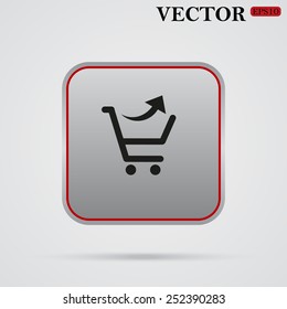 Remove Shopping Cart Vector Illustration Eps: vector de stock (libre de ...