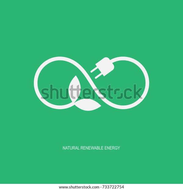 Renewable Energy Infinite Power Concept On Stock Vector (Royalty Free ...