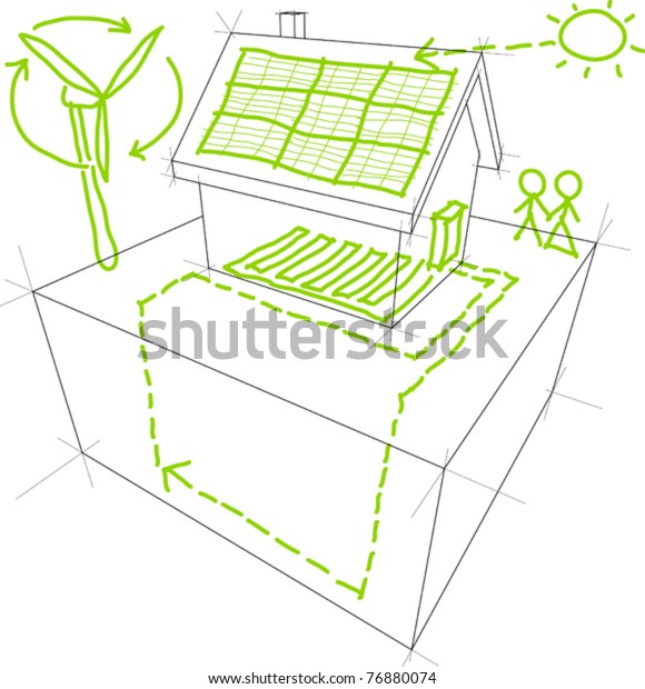 Renewable Energy Sketches Stock Vector (Royalty Free) 76880074 ...