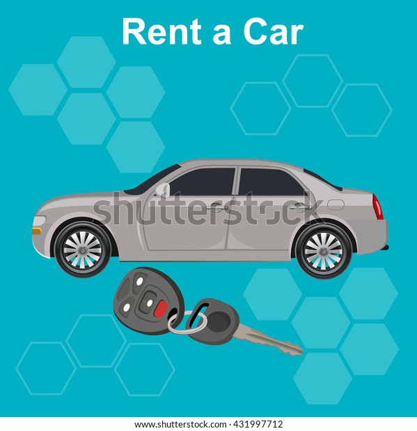 Rent Car Concept Vector Illustration Stock Vector (Royalty Free ...