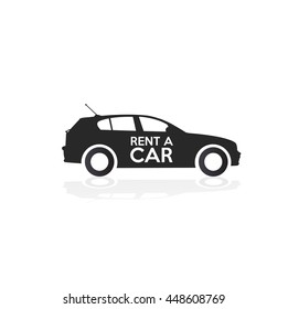 Rent Car Logo Stock Vector (Royalty Free) 448608769