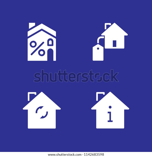 Rent Icon Set House Vector Icon Stock Vector (Royalty Free) 1142683598 ...