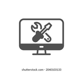 Repair Computer Icon Device Service Sign Stock Vector (Royalty Free ...
