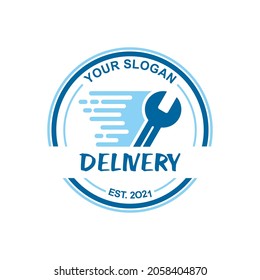 Repair Delivery Logo Delivery Logo Stock Vector (Royalty Free ...