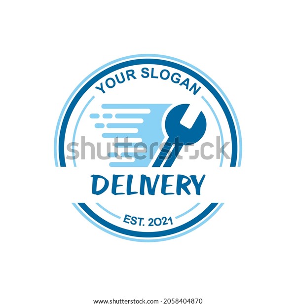 Repair Delivery Logo Delivery Logo Stock Vector (Royalty Free ...