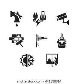Repair Icon Set Stock Vector (Royalty Free) 441330814 | Shutterstock