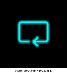Repeat Blue Glowing Neon Ui Ux Stock Vector (Royalty Free) 692606863 ...