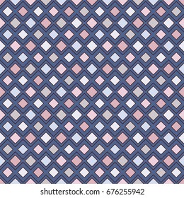 Repeated Diamonds Lines Background Geometric Motif Stock Vector ...