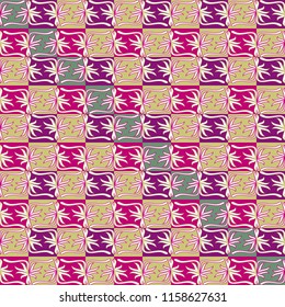 Repeated Geometric Shapes Seamless Stock Vector (Royalty Free ...