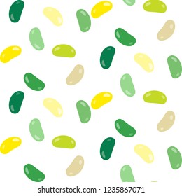 Repeating Pattern Jelly Beans Stock Vector (Royalty Free) 1235867071 ...