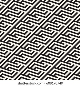 Repeating Slanted Stripes Modern Texture Monochrome Stock Vector ...
