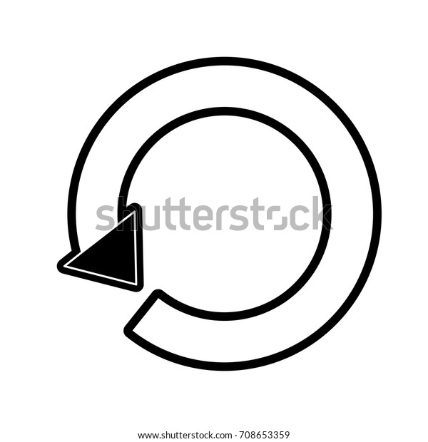 Replay Arrow Icon Stock Vector (Royalty Free) 708653359 | Shutterstock