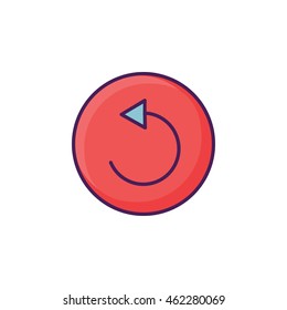 Replay Outline Icon Stock Vector (Royalty Free) 462250174 | Shutterstock
