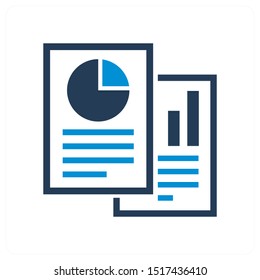 Report Analysis Icon Concept Stock Vector (Royalty Free) 1517436410 ...