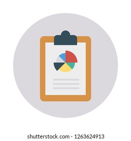 Report Sheet Clipboard Stock Vector (Royalty Free) 1263624913 ...