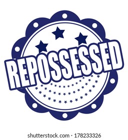 Repossessed Grunge Stamp Vector Illustration Stock Vector (Royalty Free ...