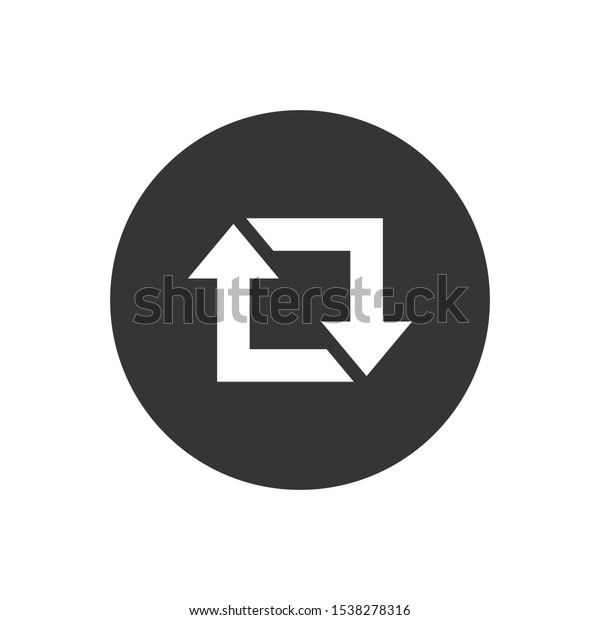 Repost Icon Repost Symbol Repost Sign: vetor stock (livre de direitos ...
