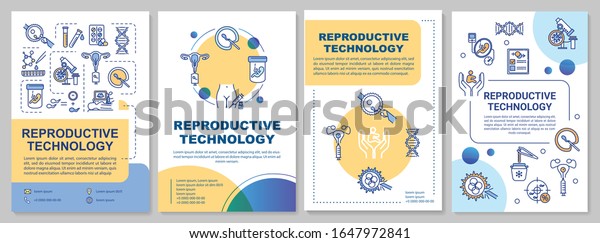 Reproductive Technology Brochure Template Alternative Pregnancy Stock ...