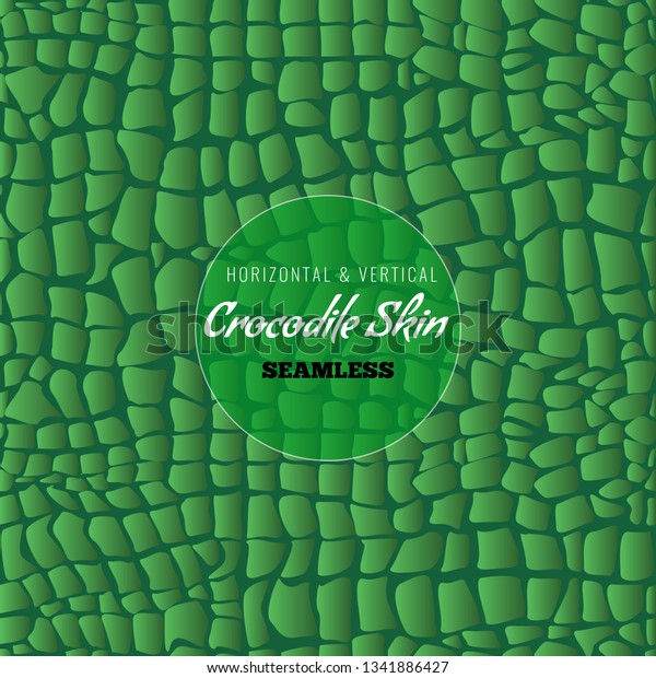 Reptile Alligator Skin Seamless Pattern Crocodile Stock Vector (Royalty ...
