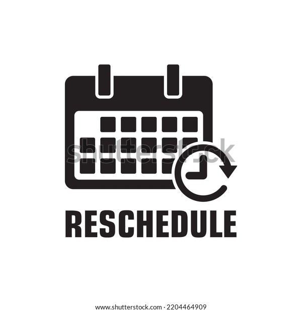 Reschedule Icon Agenda Icon Vector Stock Vector (Royalty Free ...
